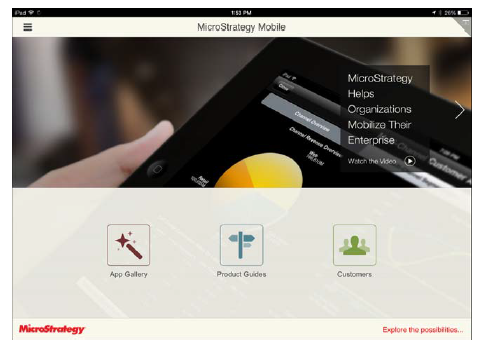 MicroStrategy Mobile Apps – A Walkthrough | myMSTR.com